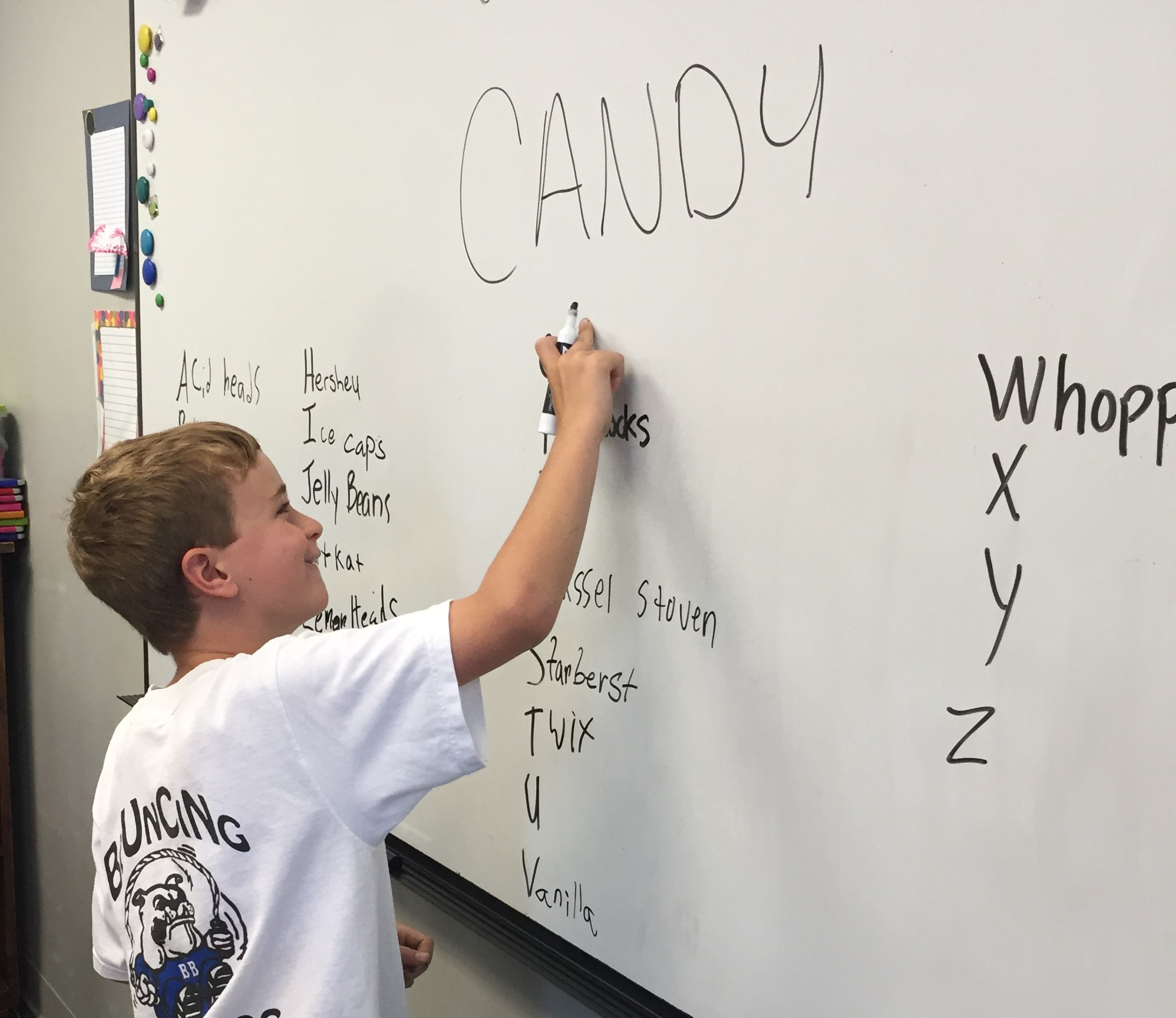 Students Complete Word Lists from A to Z--Fun Writing Ideas for Kids